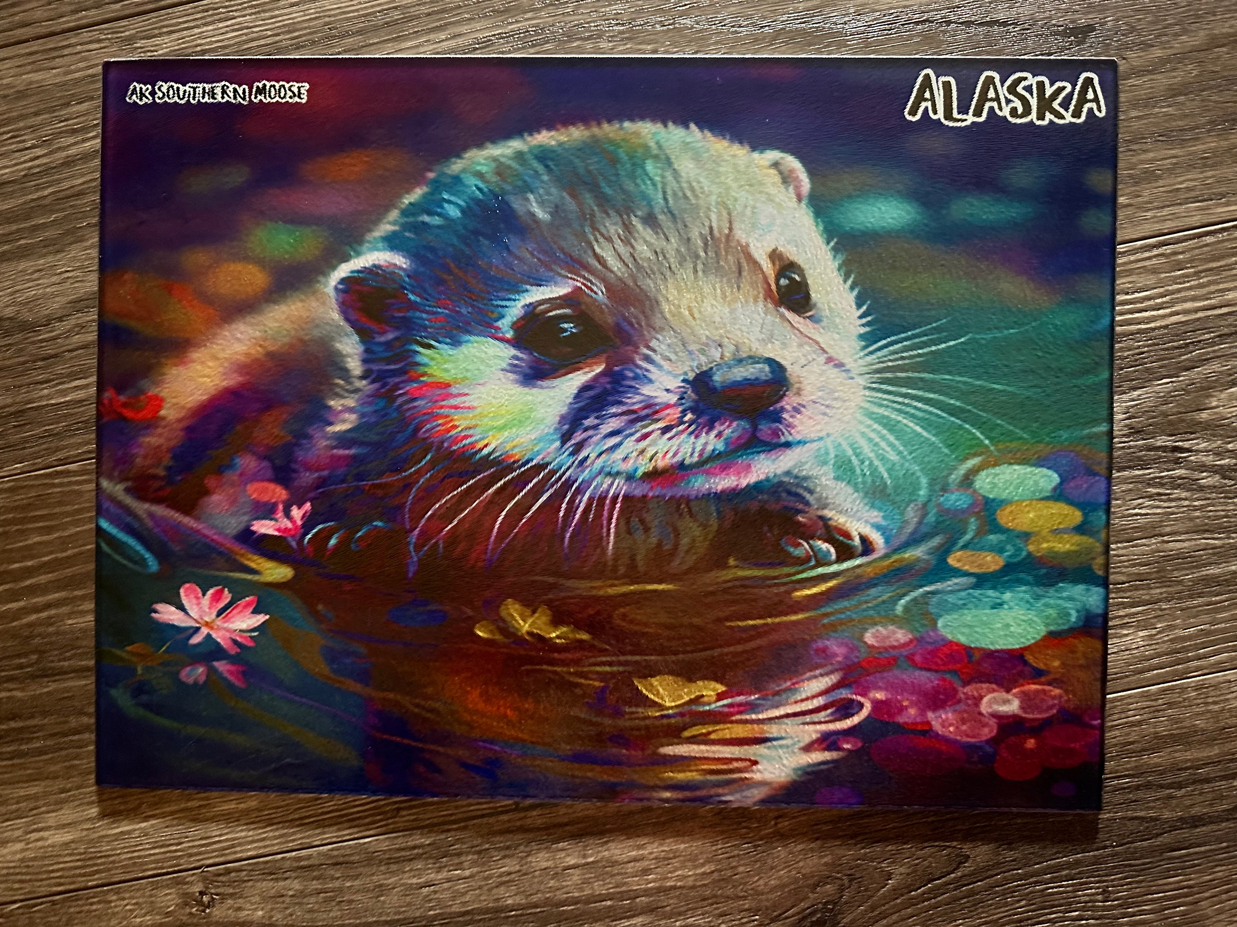 Otter - Cutting Board – AK Southern Moose Designs