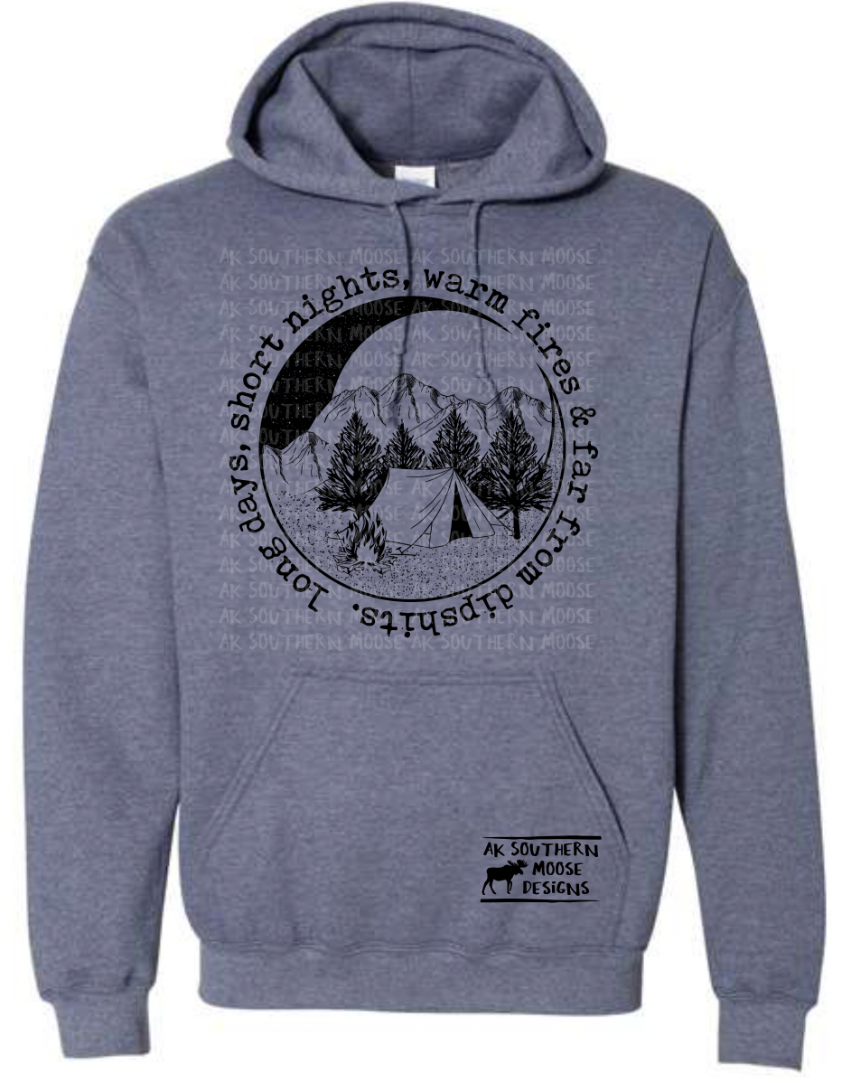 Long Days, Short Nights - Dipshit – AK Southern Moose Designs